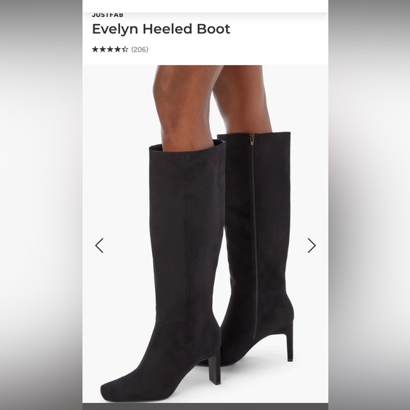 JustFab | Shoes | Justfab Evelyn Heeled Boots | Poshmark